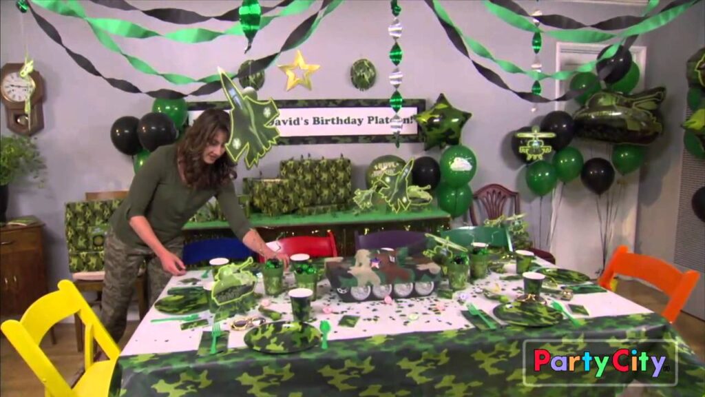 Camo Party Ideas